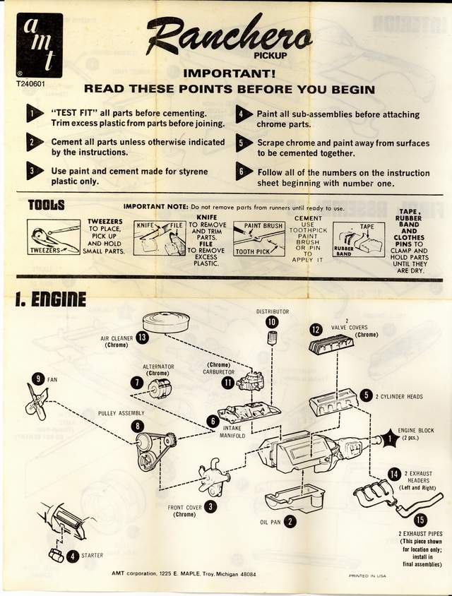 AMT '60 Ford Falcon Custom Ranchero Pickup #T240 album | DRASTIC ...