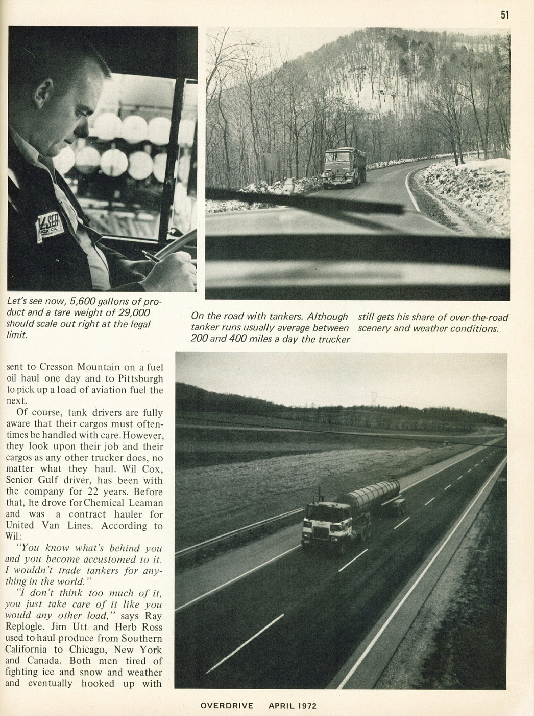 Photo: April 1972 Tankers 10 | 04 Overdrive Magazine April 1972 album ...