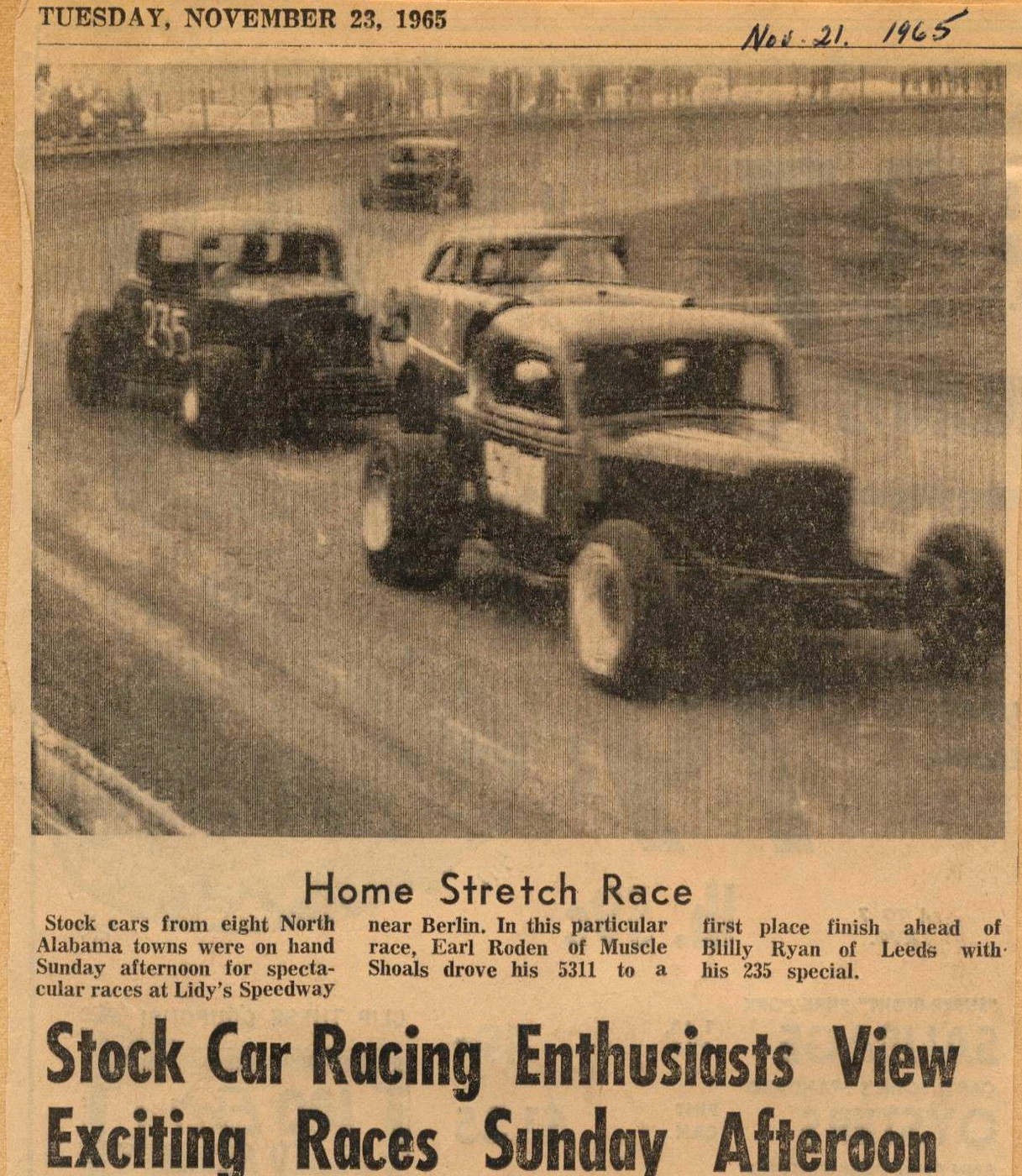 Photo: LIDYS SPEEDWAY SCRAPBOOK | Lidy's Speedway collection thanks to ...