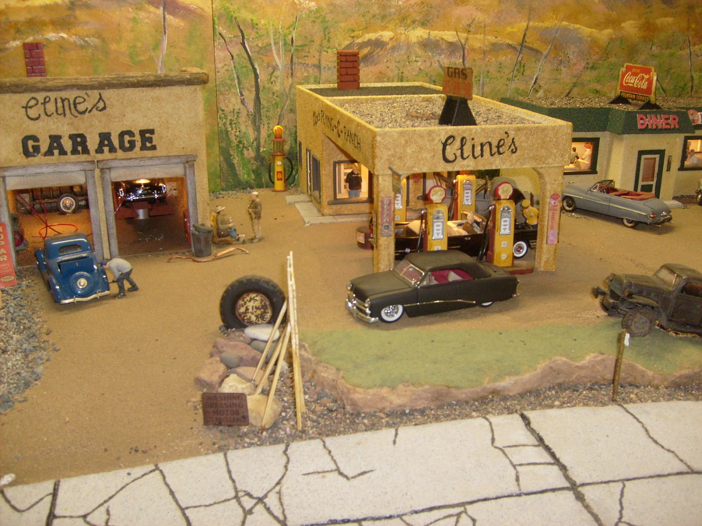 Photo: S6302995 zpssnjmn6ow | Model Cars - Route 66 diorama album ...