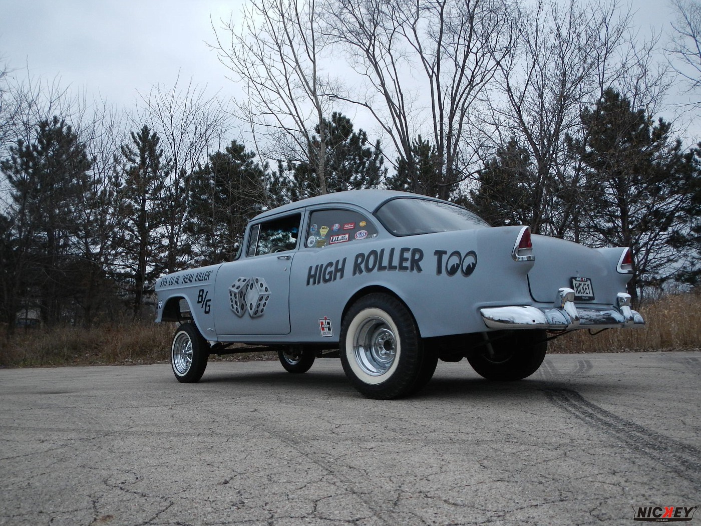 Photo: 1955-gasser-primer-396-bib-block-006 | Tri Five 55 56 57 Chevy ...