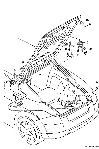 Photo: rear hatch latch assembly inc emergency release pic provided by ...