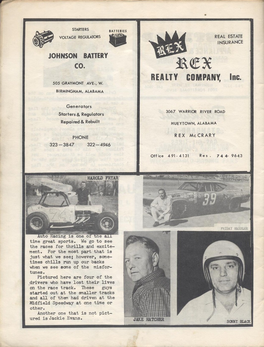 Photo: jack hall 3 078 | Jack Hall collection album | ALABAMA AUTO ...