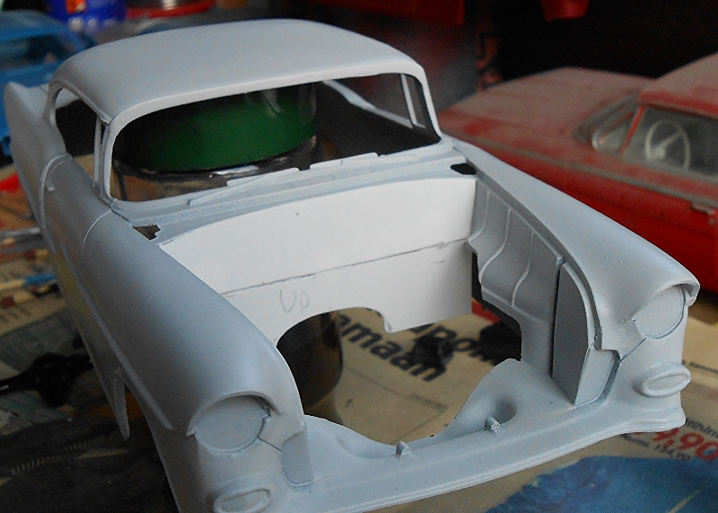Photo: Scratchbuilt Firewall. | '55 Chevrolet Bel Air A/GS album ...