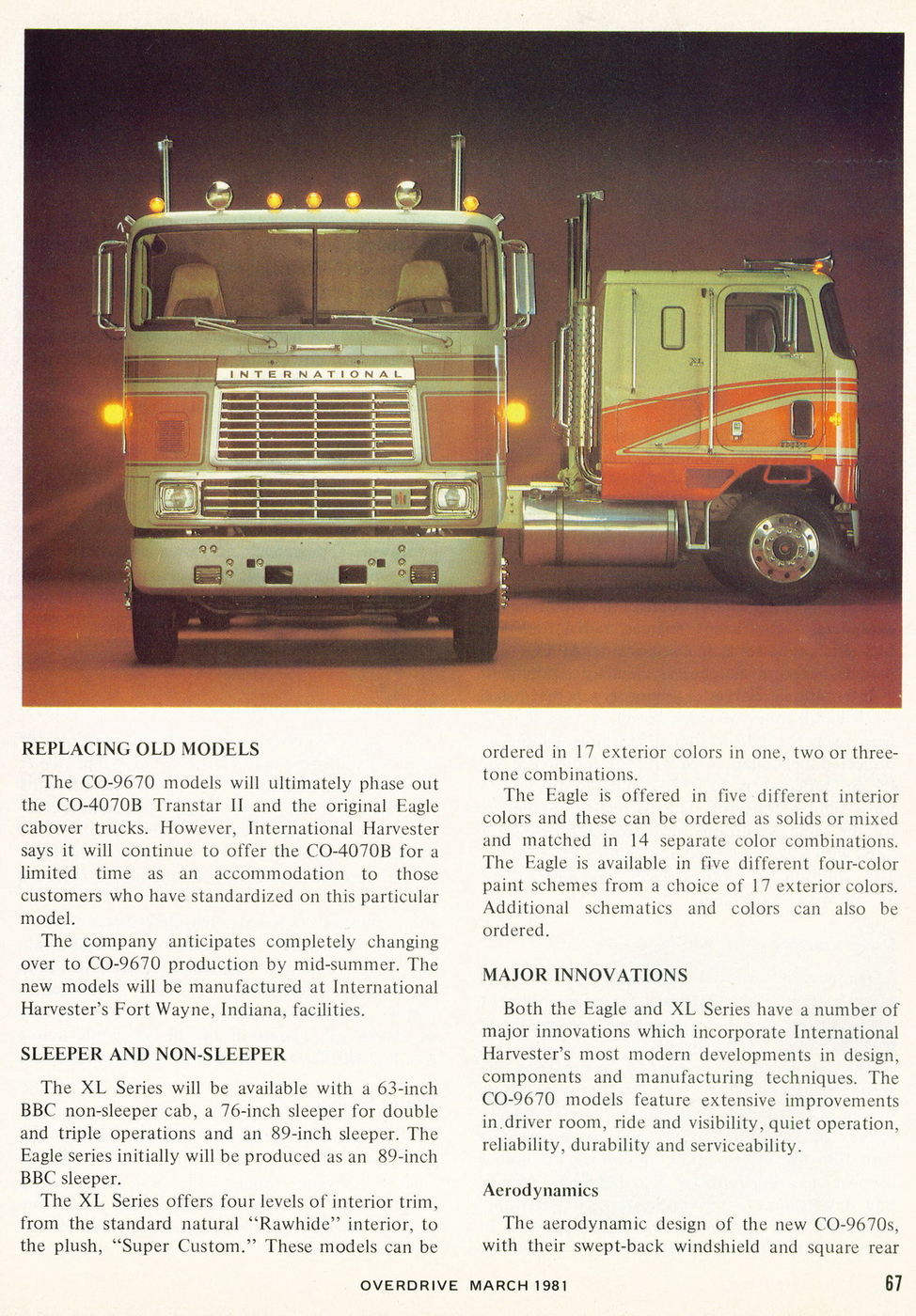 Photo: March 1981 New International Eagle 2 | 03 Overdrive Magazine ...
