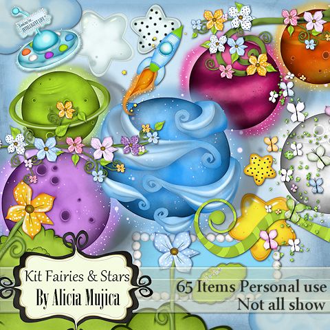 Photo: Kit Fairies & stars by Alicia Mujica preview 480x480 | Fairies ...