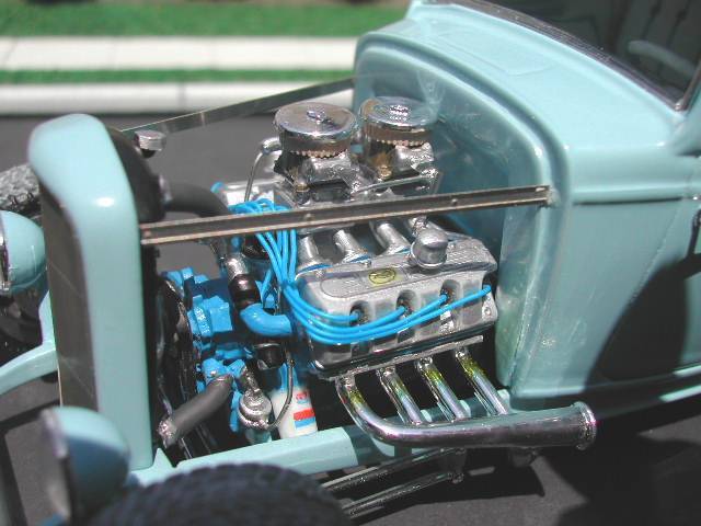 Photo: BOSS 429 engine is resin from Replicas & Miniatures Co. of ...