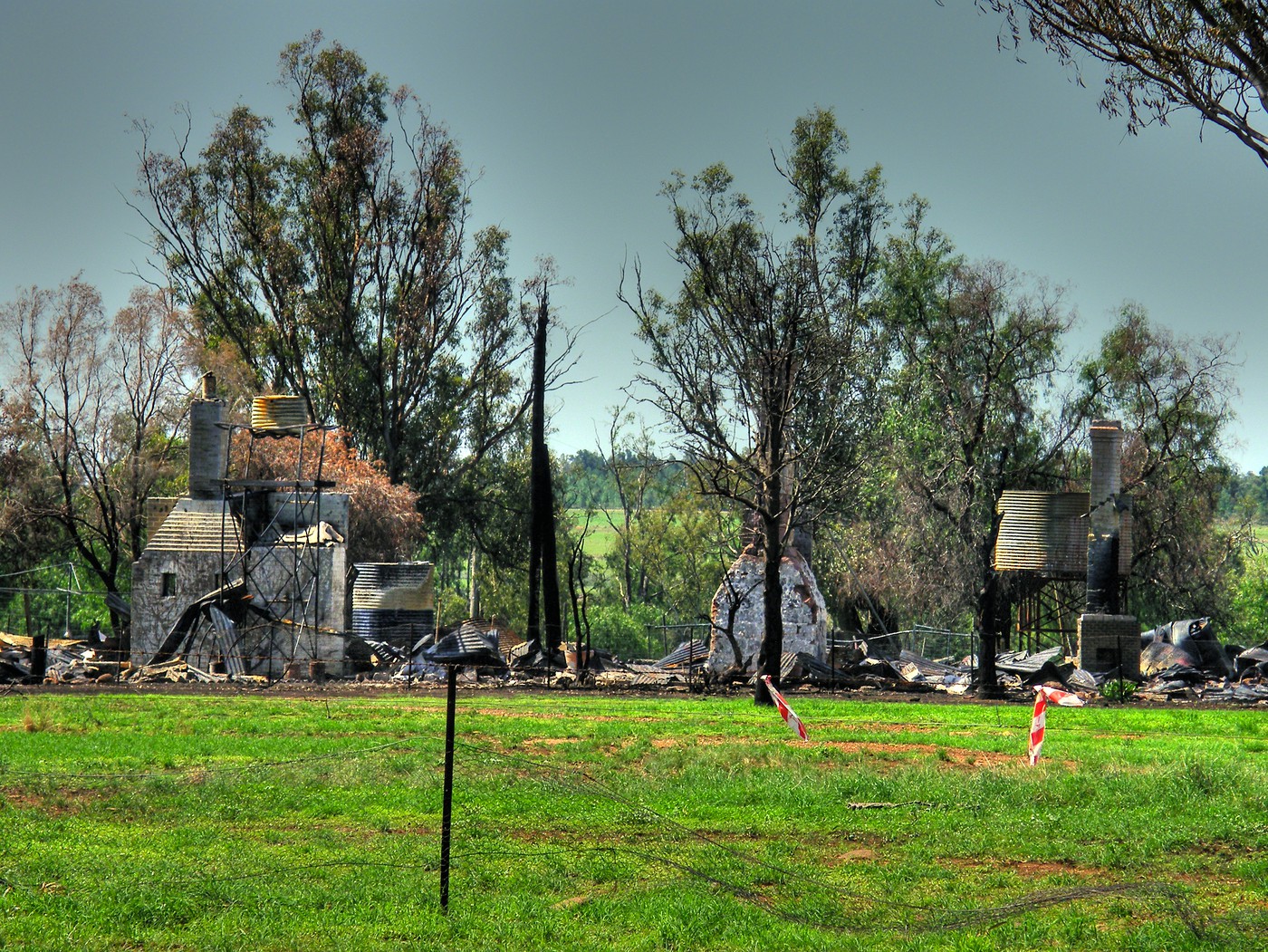 Photo: Gumin Gumin after the fire 100111 003 | Gummin Gummin Farm Stay ...