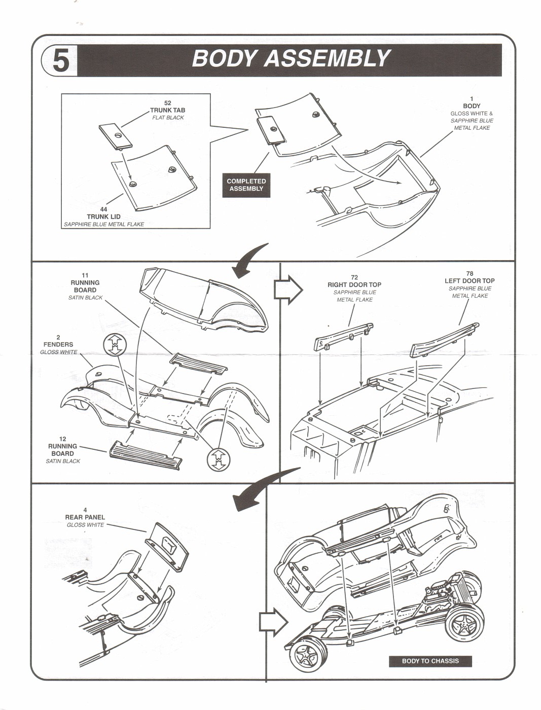 Photo: Thom Taylor 34 Ford Cabriolet Street Rod Instructions Pg5 | RM ...