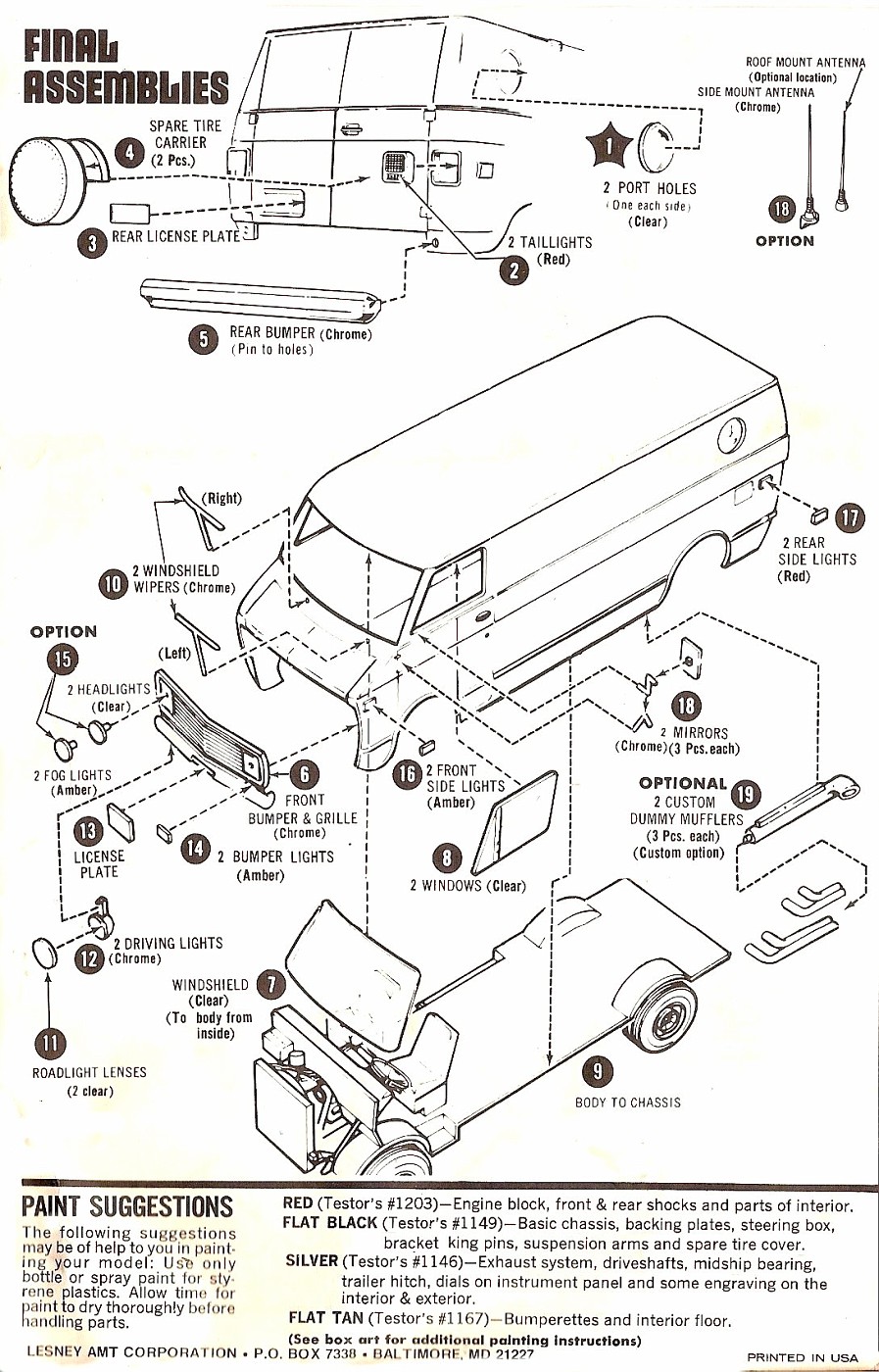 Photo: 4 | AMT Xtasy Chevy Custom Van #T401 album | DRASTIC PLASTICS ...