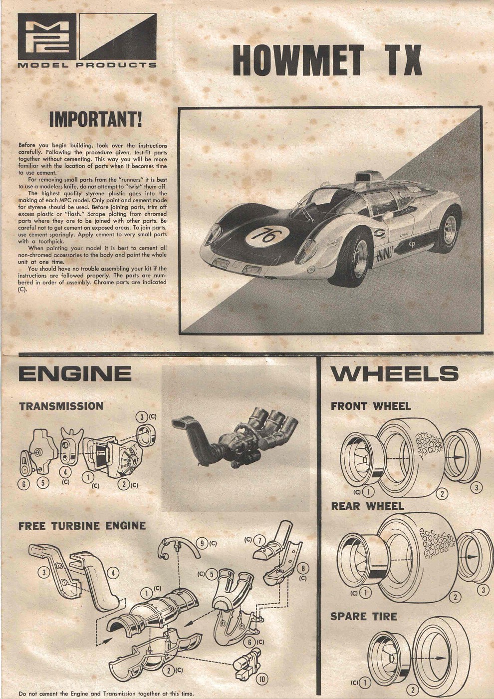 MPC Howmet TX Turbine Road Racer # album | DRASTIC PLASTICS MODEL CAR ...