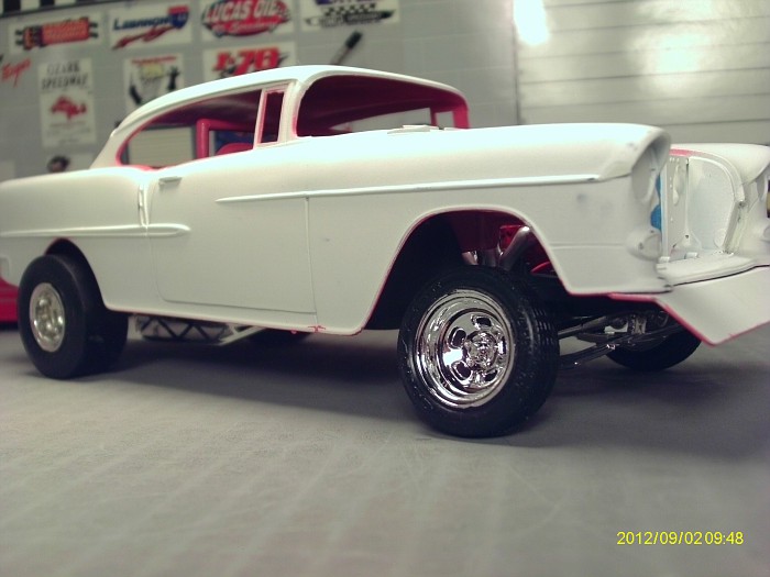 Photo: Monogram #2211 1955 Chevy Street Machine (15) | Monogram 1955 ...