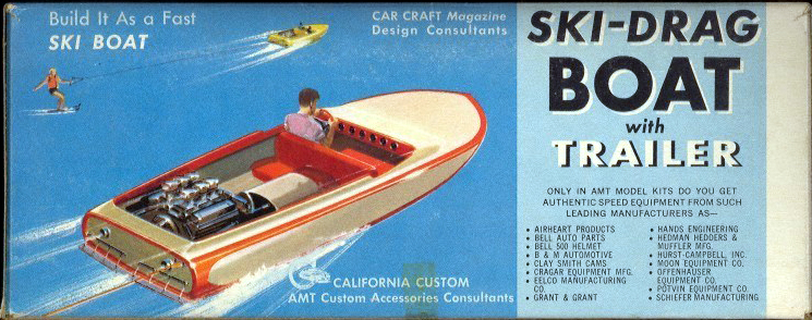 Photo: 1 | AMT Rayson Craft HULL Ski-Drag Boat w/trailer #2163-149 ...