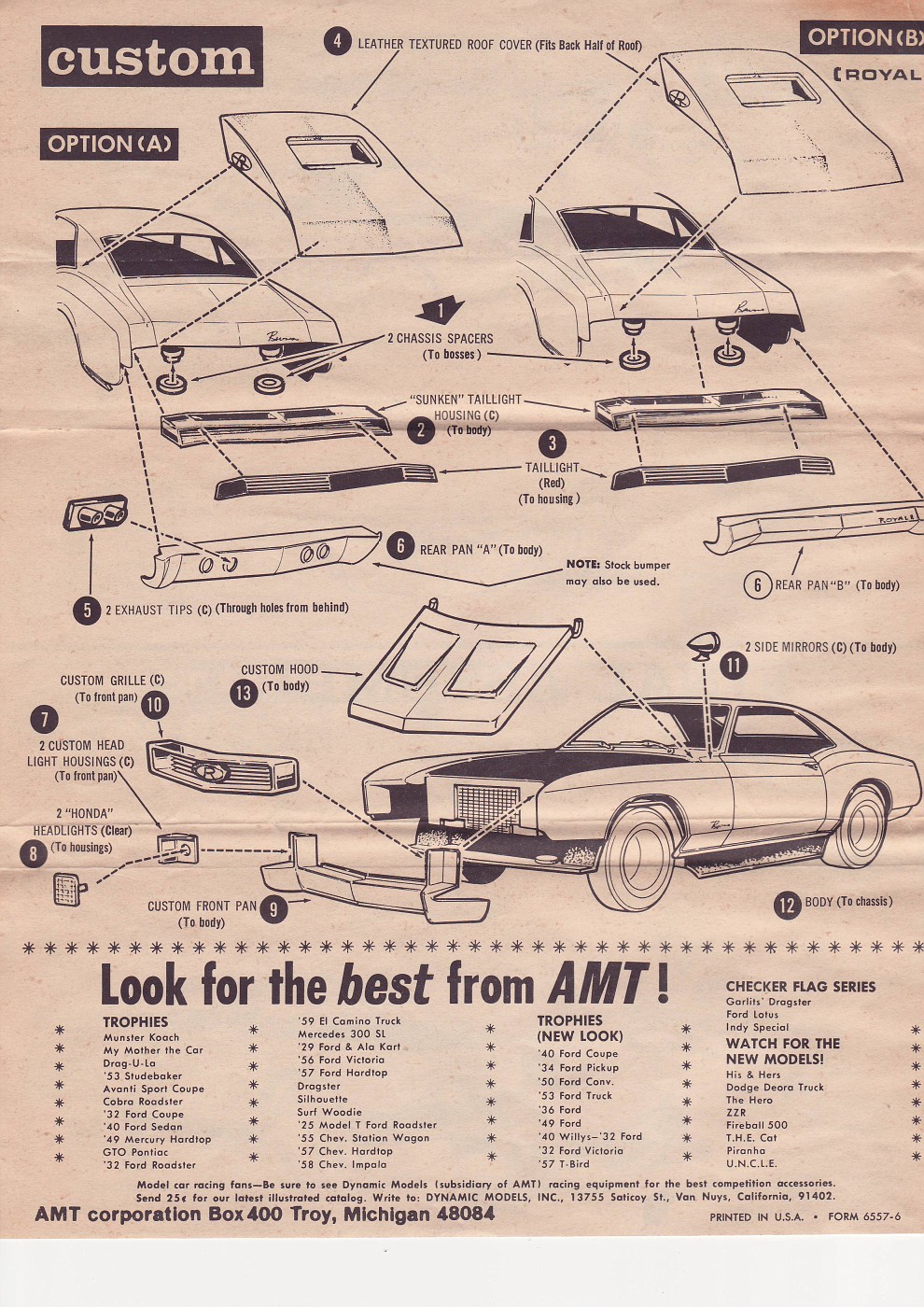 AMT 1967 Buick Riviera Customizing Kit #6557-170 album | DRASTIC ...