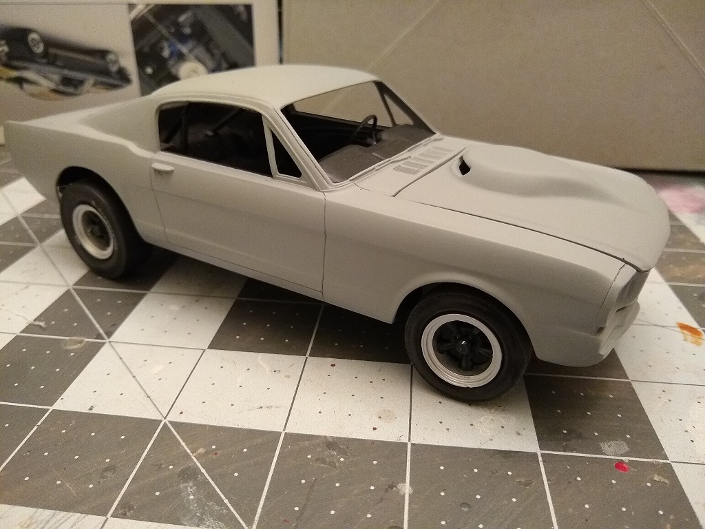 Photo: AFX Mustang Mockup w Hood | AFX Mustang album | Dennis Neal ...