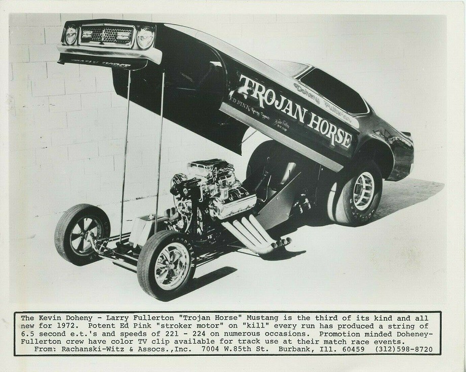 Photo: TROJAN HORSE FUNNY CAR FROM 1972 | VINTAGE FUNNY CARS IV album ...