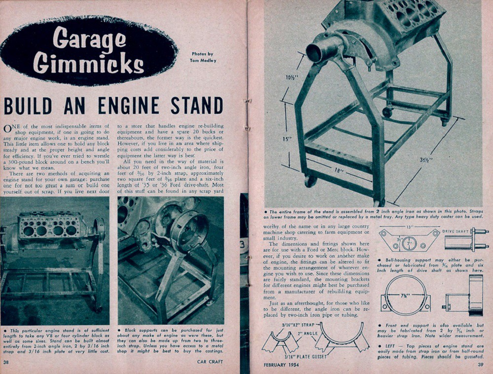 Photo: Build a Engine Stand | JUST FLATHEAD ENGINES & PARTS II album ...
