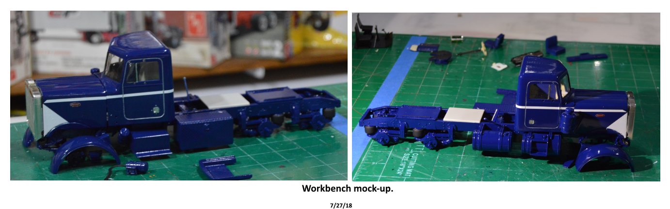 Photo: Blue 359 mock up 7 27 18 | What's on the bench recently - or a ...