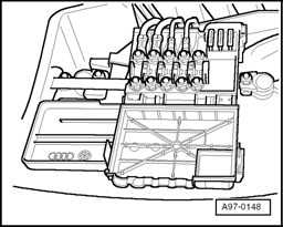 Photo: Main fuse box in engine compartment on top of battery | TT ...