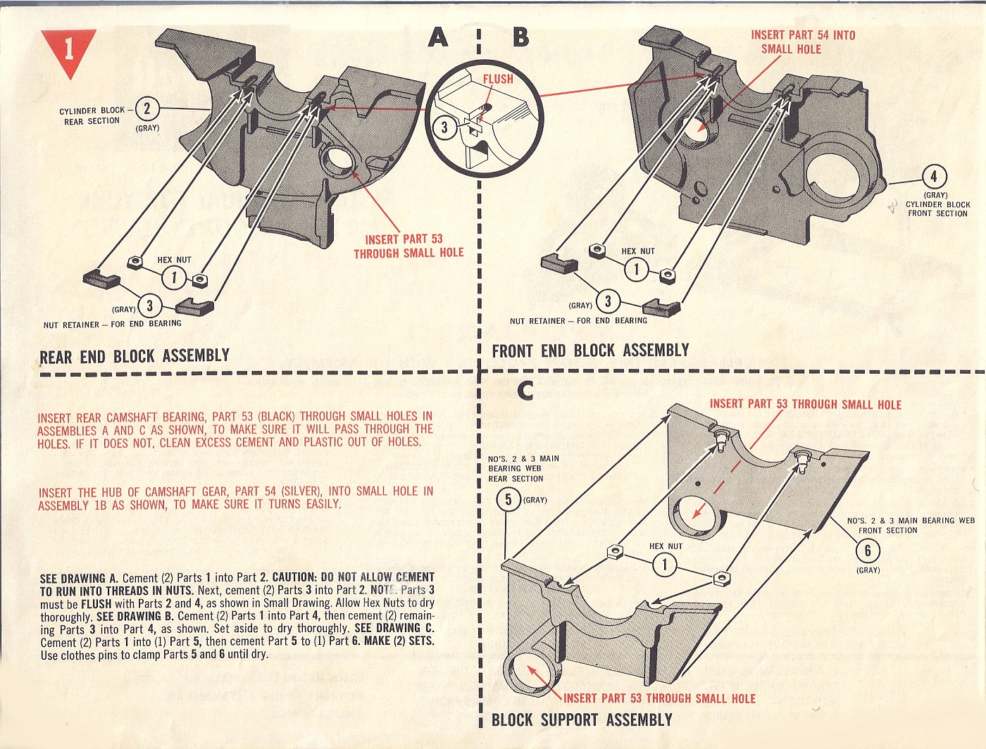 Photo: slant6page1 | REVELL Chrysler Slant 6 Motorized engine #H-1553 ...