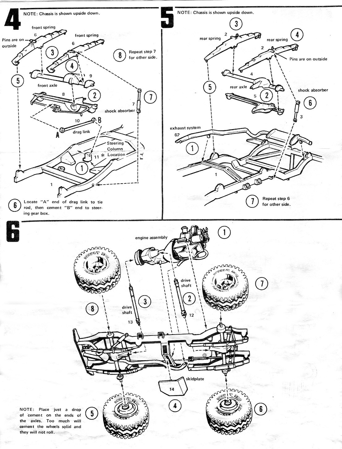 Photo: Step 4-6 | MPC BushWhacker Jeep # 0707 album | DRASTIC PLASTICS ...