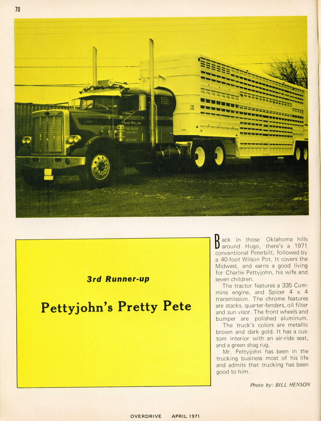 04 Overdrive Magazine April 1971 album | Dutch Model Truck Club | Fotki ...
