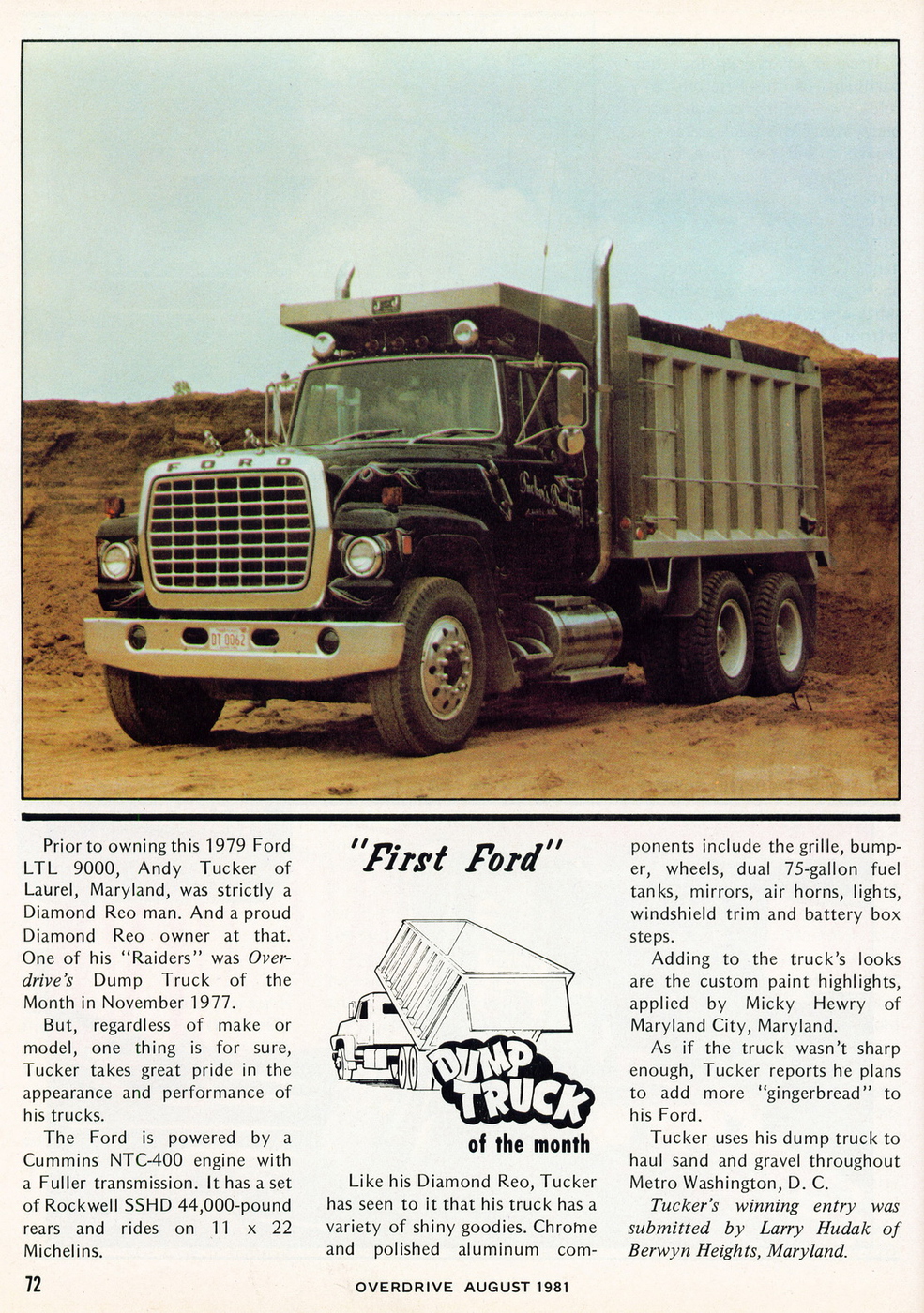 08 Overdrive Magazine August 1981 album | Dutch Model Truck Club ...