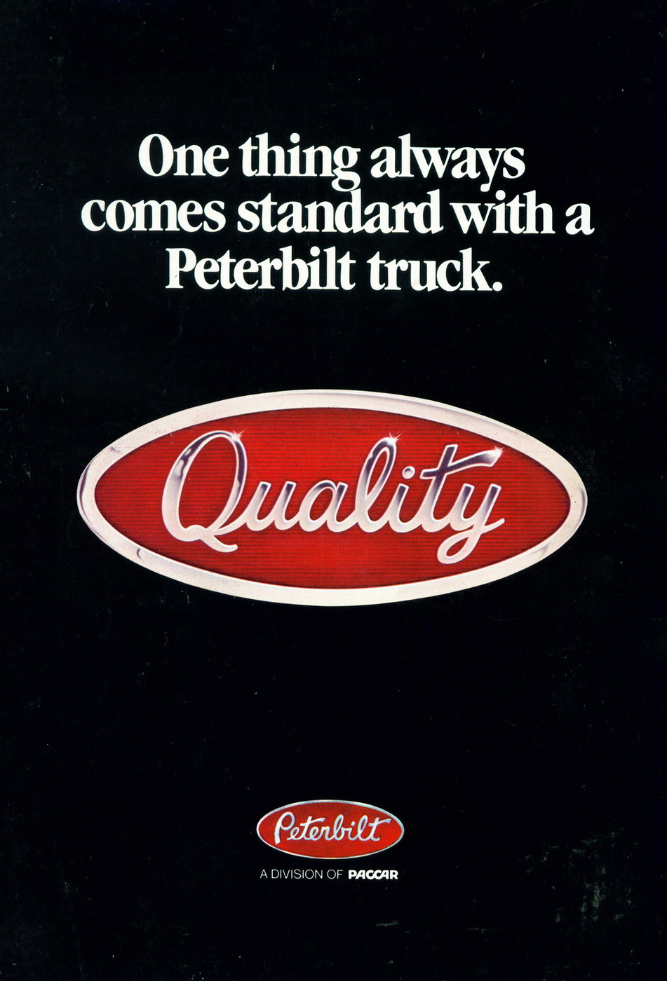 Photo: Peterbilt Ad Back Cover for July,Aug,Sept | Peterbilt ...