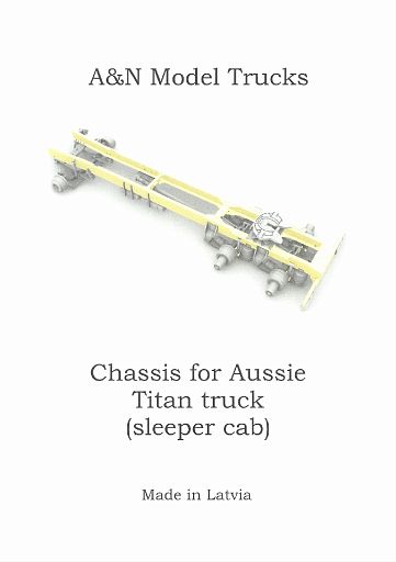 Aussie Titan Truck (Sleeper Cab) Chassis (1:24) album | Dutch Model ...