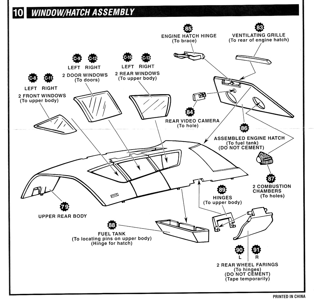Photo: Step 10 | AMT AMTRONIC #30273 album | DRASTIC PLASTICS MODEL CAR ...