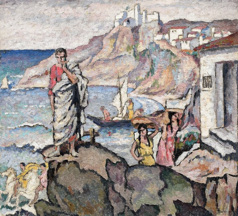 Photo: The Poet Ovid by the Sea (1915) | Ion Theodorescu Sion album | Honda1992 | Fotki.com ...