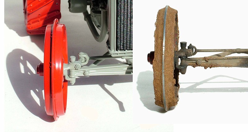 Photo: Wheel and axle comparison | Tractor for Fordson Farm album ...