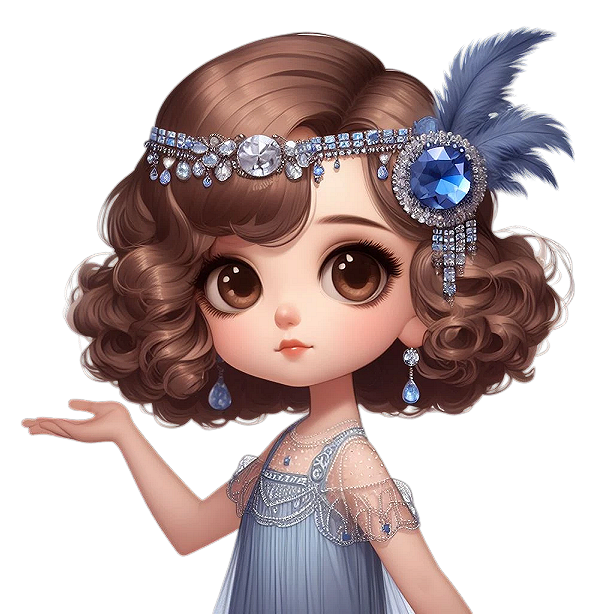Photo: LITTLE FLAPPER AI CREATIONS BG (10) | Brenda AI Creations album ...