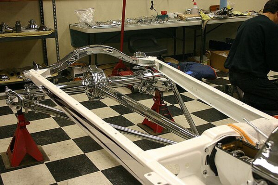 Photo: Brizio's Shop restored frame (7) | 1958 & 59 AMBR WINNER RICHARD ...