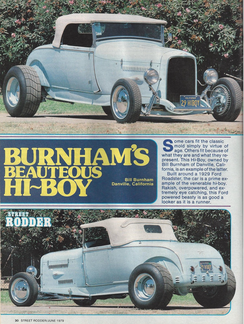 Photo: Bill Burnham's Ol Blue (1) | BILL BURNHAM'S OL'BLUE 29 ROADSTER ...