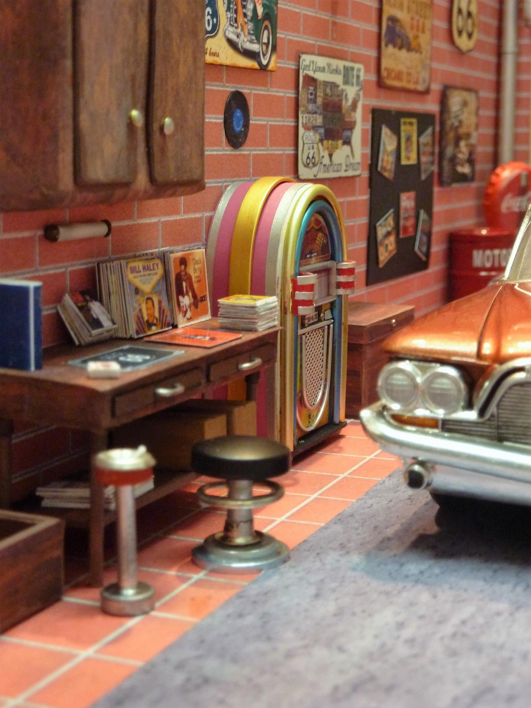 Photo: garage route 66 (19).JPG | dioramas album | Djoe03 | Fotki.com ...