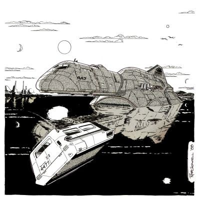 Photo: Type TI_'Imperiallines'-class Frontier Trader 2kton01_Jump-2/ 2G ...