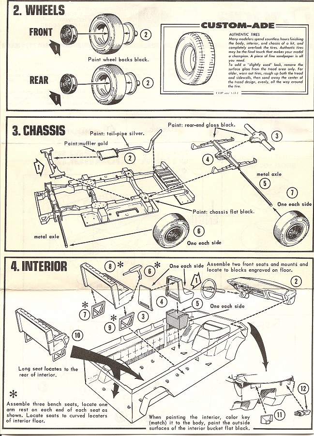 Photo: scan0033 | Model instruction sheets album | Chuck Cady | Fotki ...