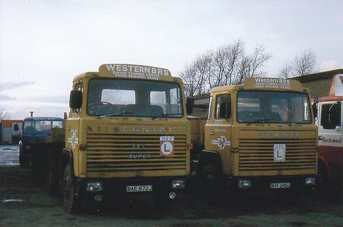 Photo: BAE872J & BHT395J 2 x Scania 111 Western BRS Driver Training ...
