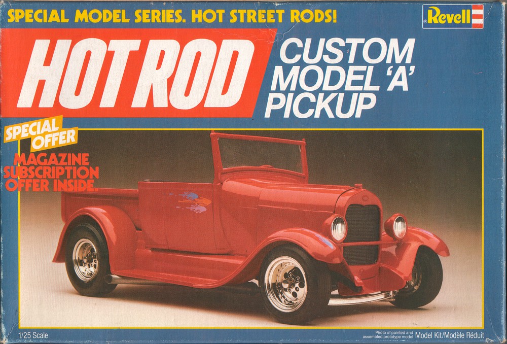 Photo: HOTROD CUSTOM MODELA PICKUP Revell Box Top | REVELL Custom Model ...