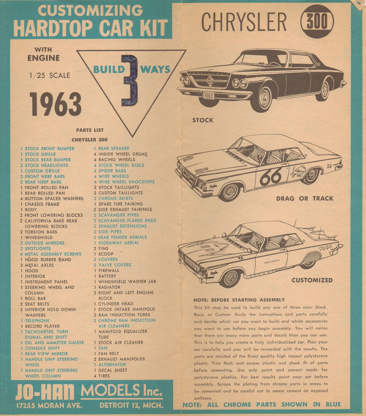 Photo: File | JOHAN 1963 Chrysler 300 Hardtop # album | DRASTIC ...