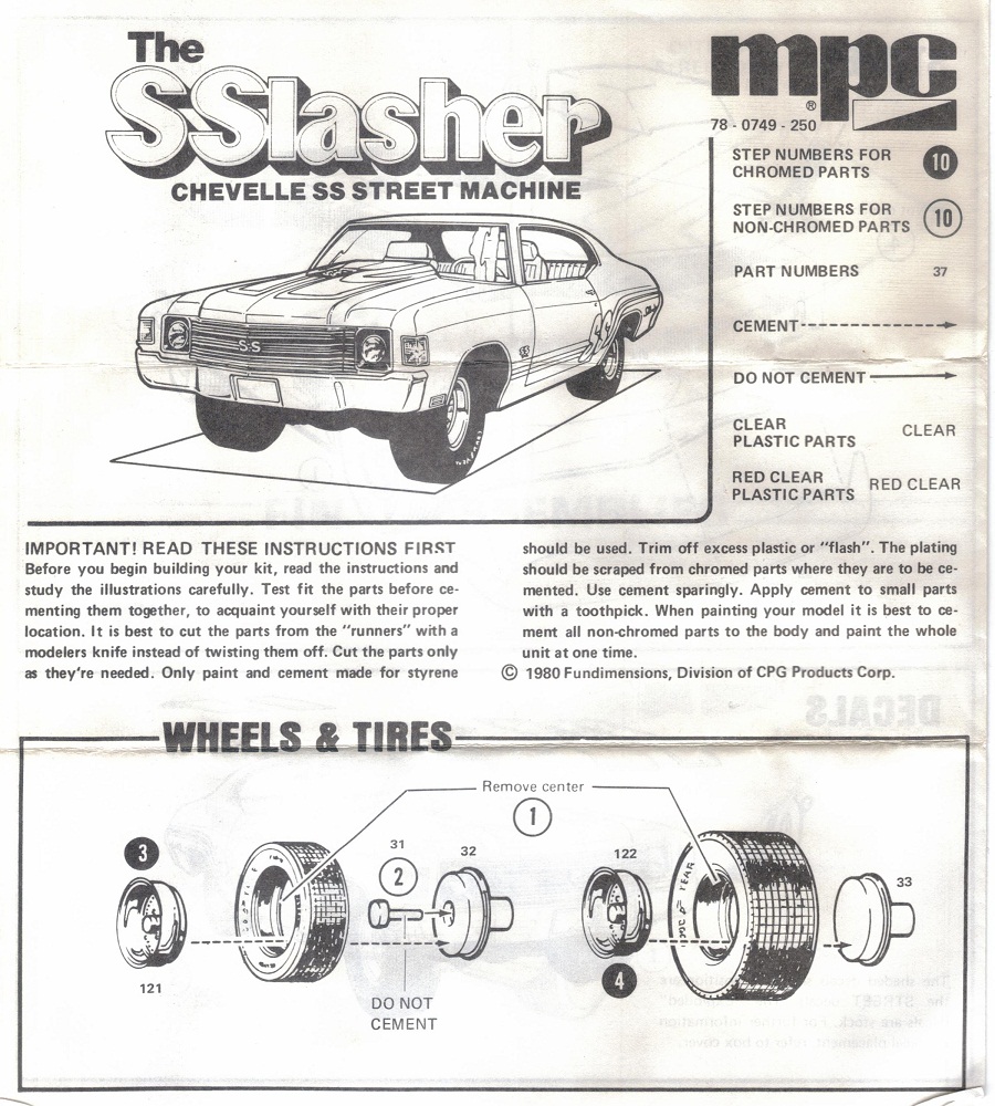 Photo: 006-1 | MPC The SSLasher Chevelle SS Street Machine #1-0749 ...