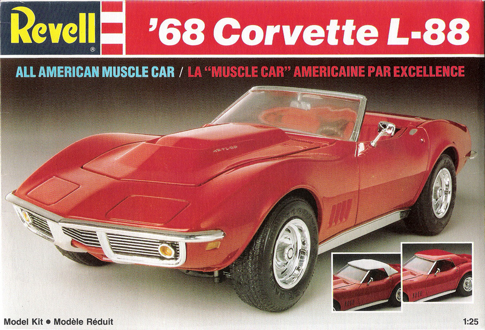 Photo: Box top | Revell '68 Corvette L-88 #7159 album | DRASTIC ...