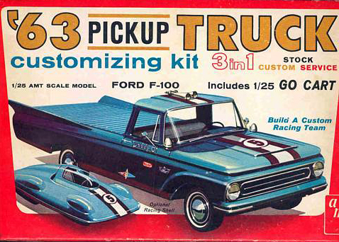 Photo: 1963 Ford F100 | AMT Pickup Truck and SUV Box tops only album ...