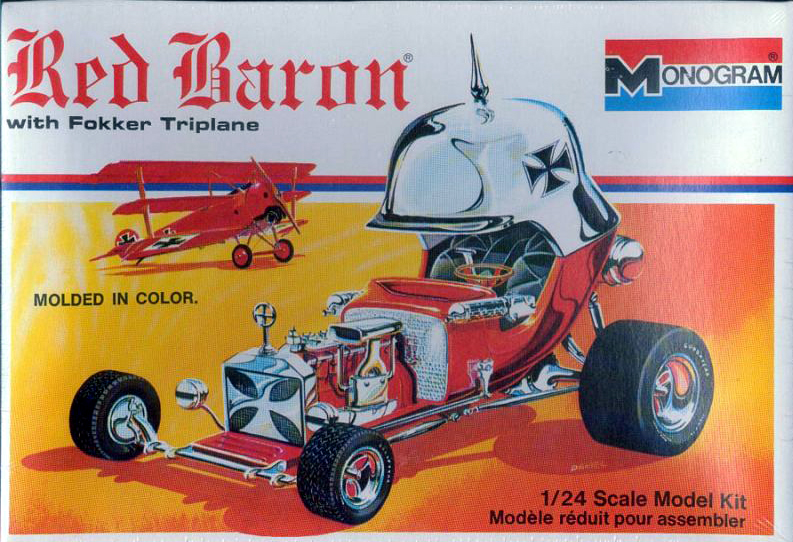 Photo: Red Baron with Fokker Triplane | MONOGRAM Show Rods, Fantasy and ...