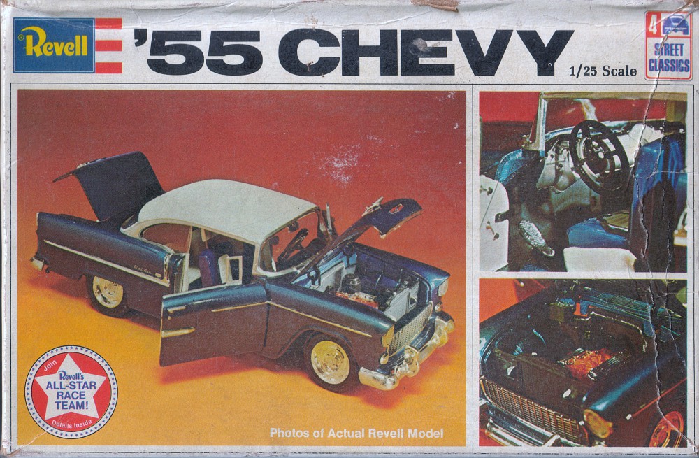 Photo: 55 CHEVY REVELL Box top | REVELL '55 Chevy #H-1374-3800-A album ...