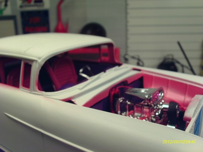 Photo: Monogram #2211 1955 Chevy Street Machine (14) | Monogram 1955 ...