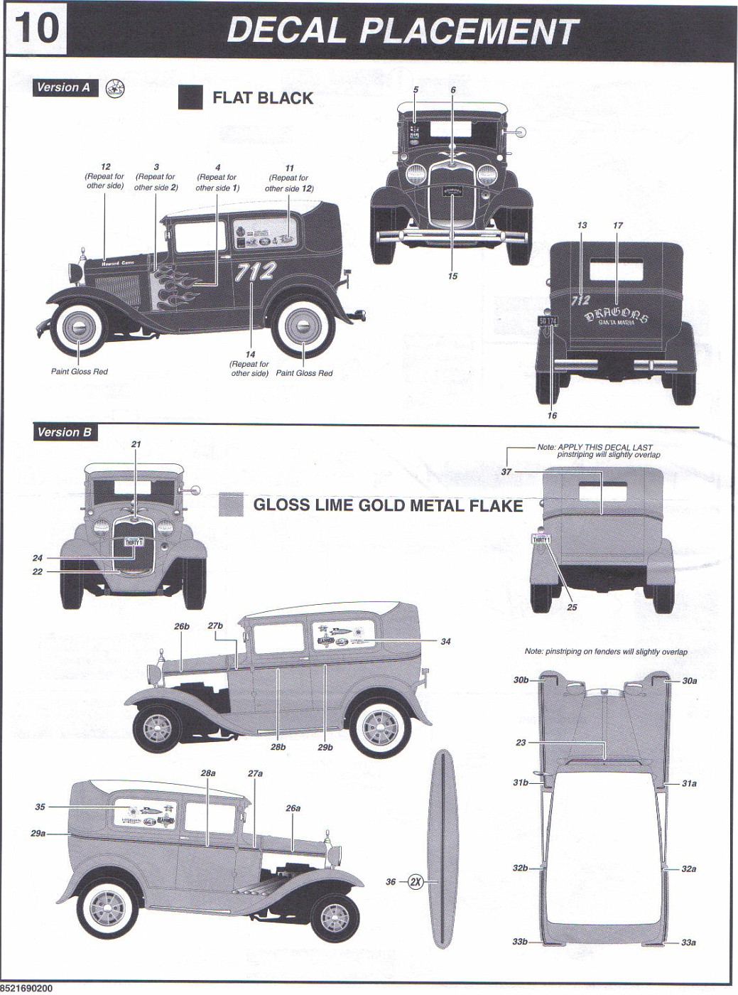 Photo: 12 | REVELL '31 Ford Model A Sedan Hot Rod 2 N'1 album | DRASTIC ...