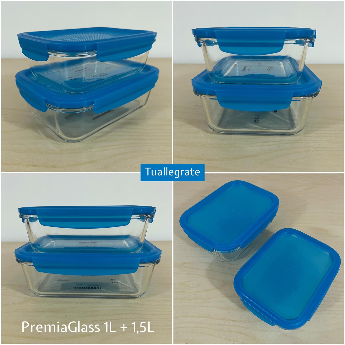 Photo: PIGIAU Tupperware NAUJIENA - PremiaGlass indai 🧊🧊 1.5l tik 22.90e vietoje 45.90 1l tik 19 ...