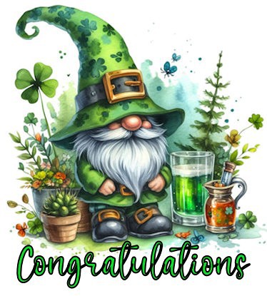 Photo: 1-Congratulations--StPpartygnom | St PATRICKS PARTY GNOME album ...